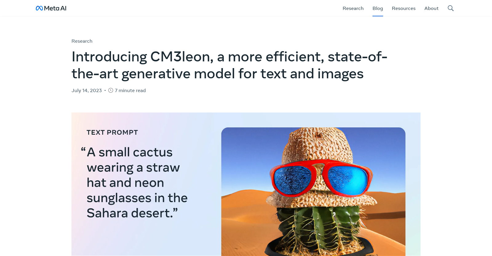 CM3leon by Meta CM3leon by Meta