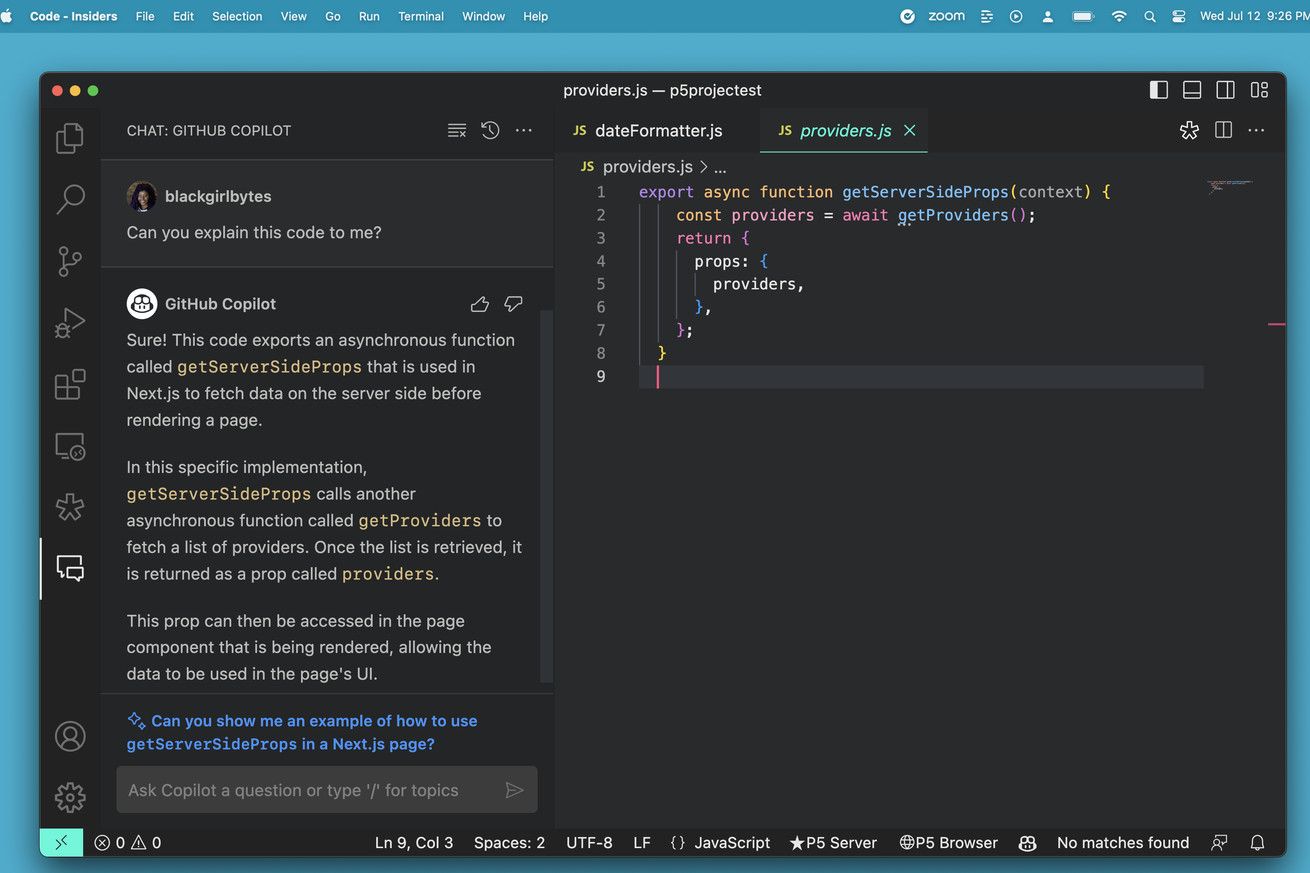 GitHub lanza en beta pública su nueva función de inteligencia artificial en chat, Copilot.
