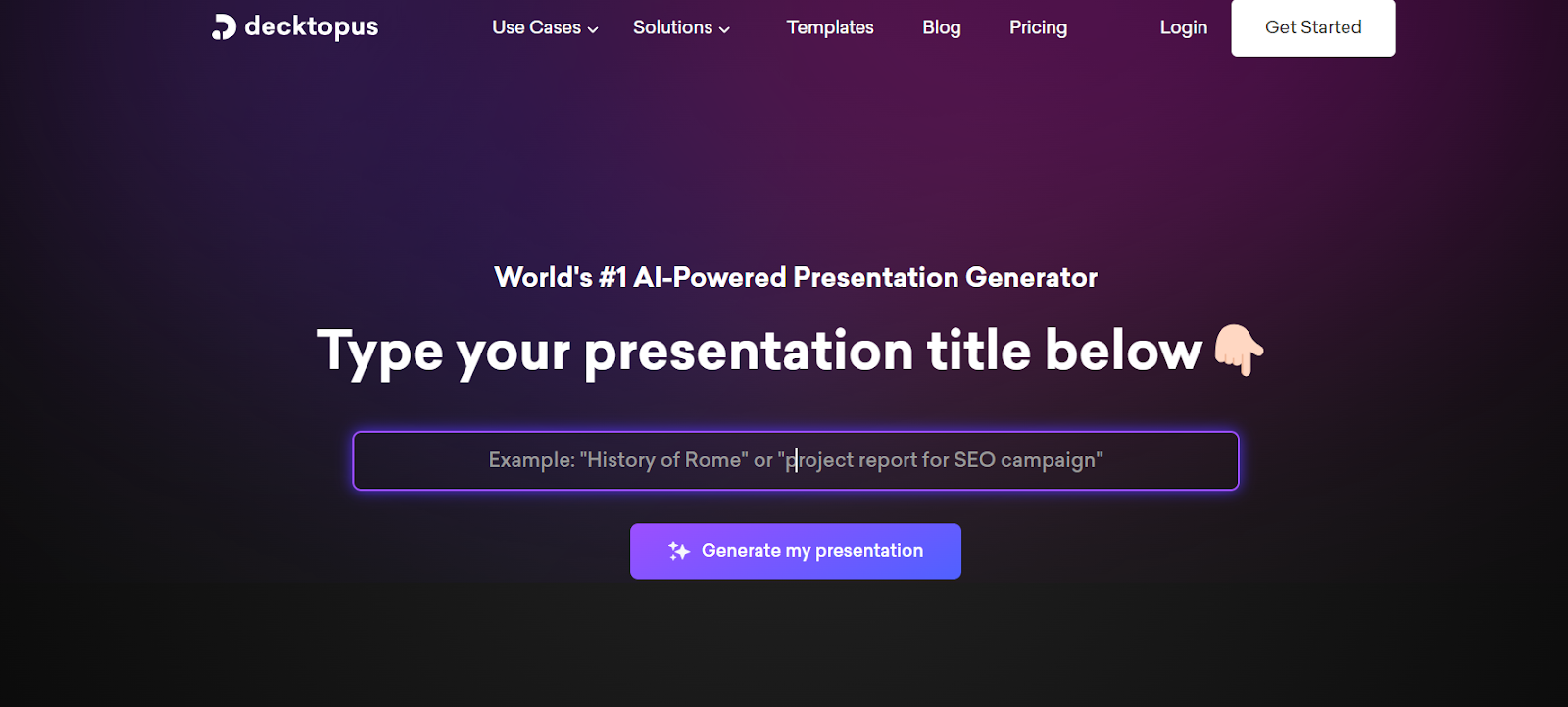 Presentando Decktopus AI: El Generador de Presentaciones Potenciado por IA