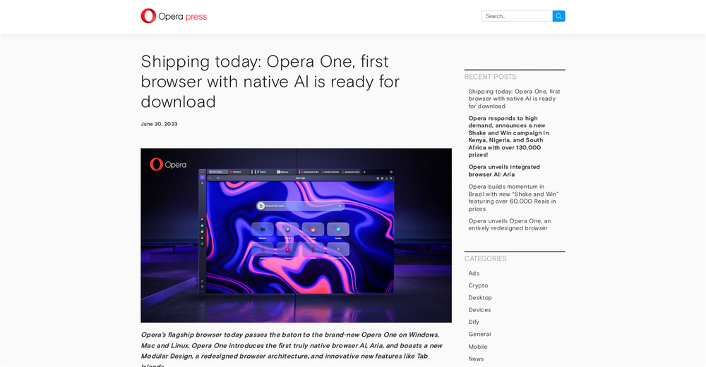 Opera One