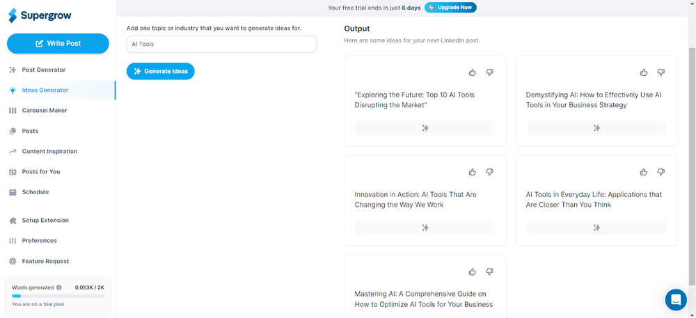 Conoce SuperGrow: Una Herramienta AI Para Crecer tu Marca Personal en LinkedIn
