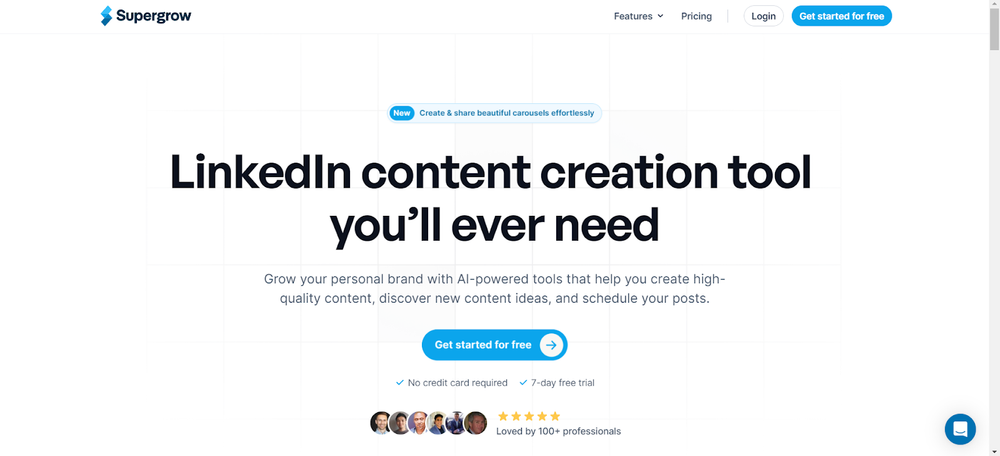 Conoce SuperGrow: Una Herramienta AI Para Crecer tu Marca Personal en LinkedIn