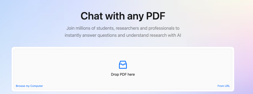 Conoce ChatPDF: la herramienta con IA que te permite chatear con cualquier archivo PDF