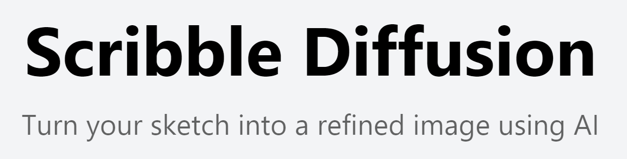 Scribble Diffusion
